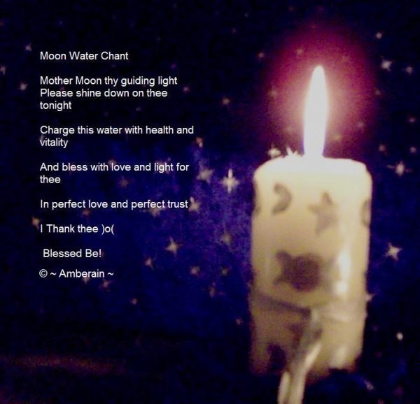 Full Moon Water Tonic Blessing Ritual | A Magickal Path